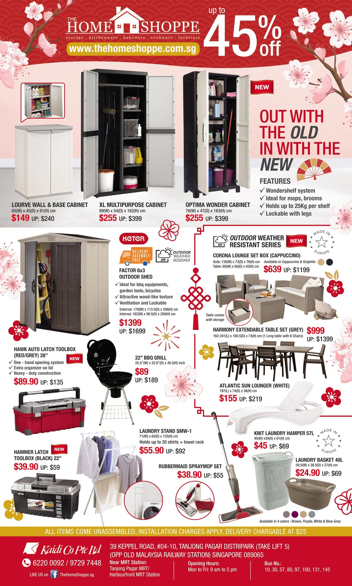 The Home Shoppe Jan Spring Clean Sale! UP TO 45% OFF!