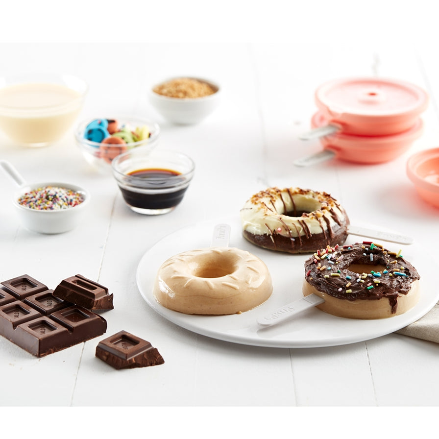 Lekue Donut Popsicle No Bake Chocolate Ice Cream Mould — The Home Shoppe