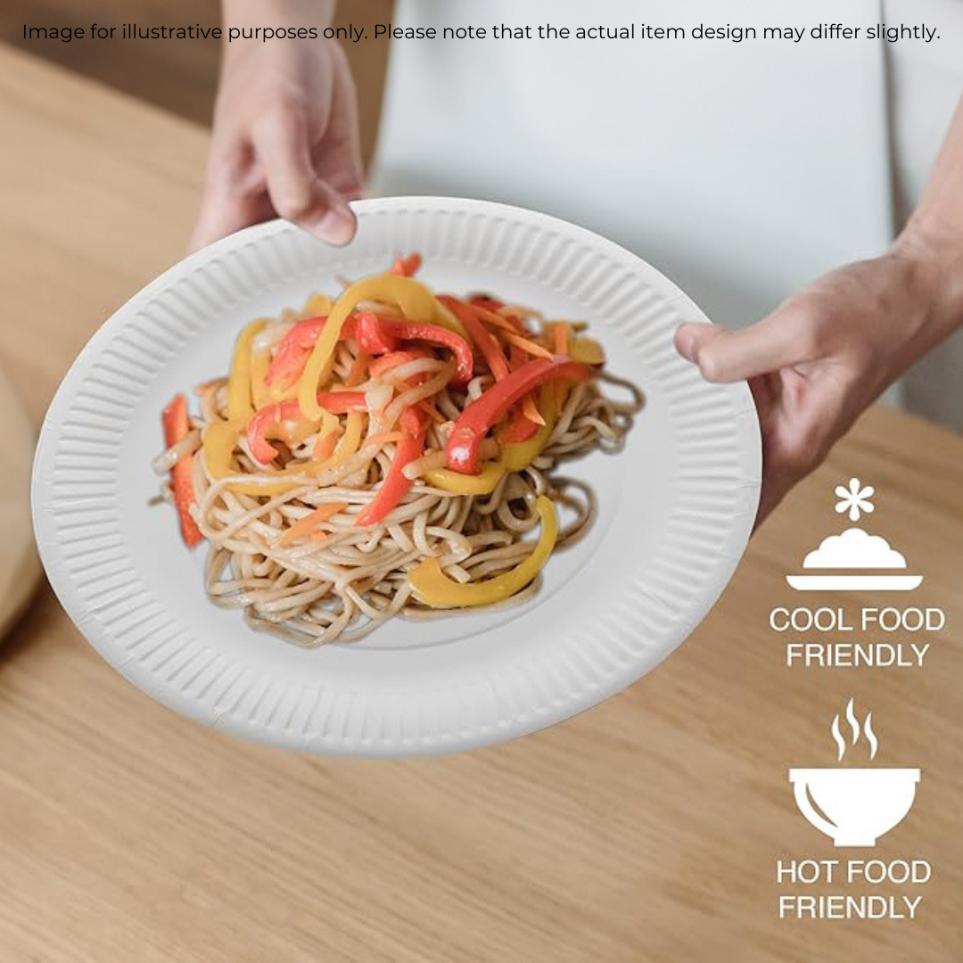 Basics: Paper Plate 9" - 50pcs — The Home Shoppe