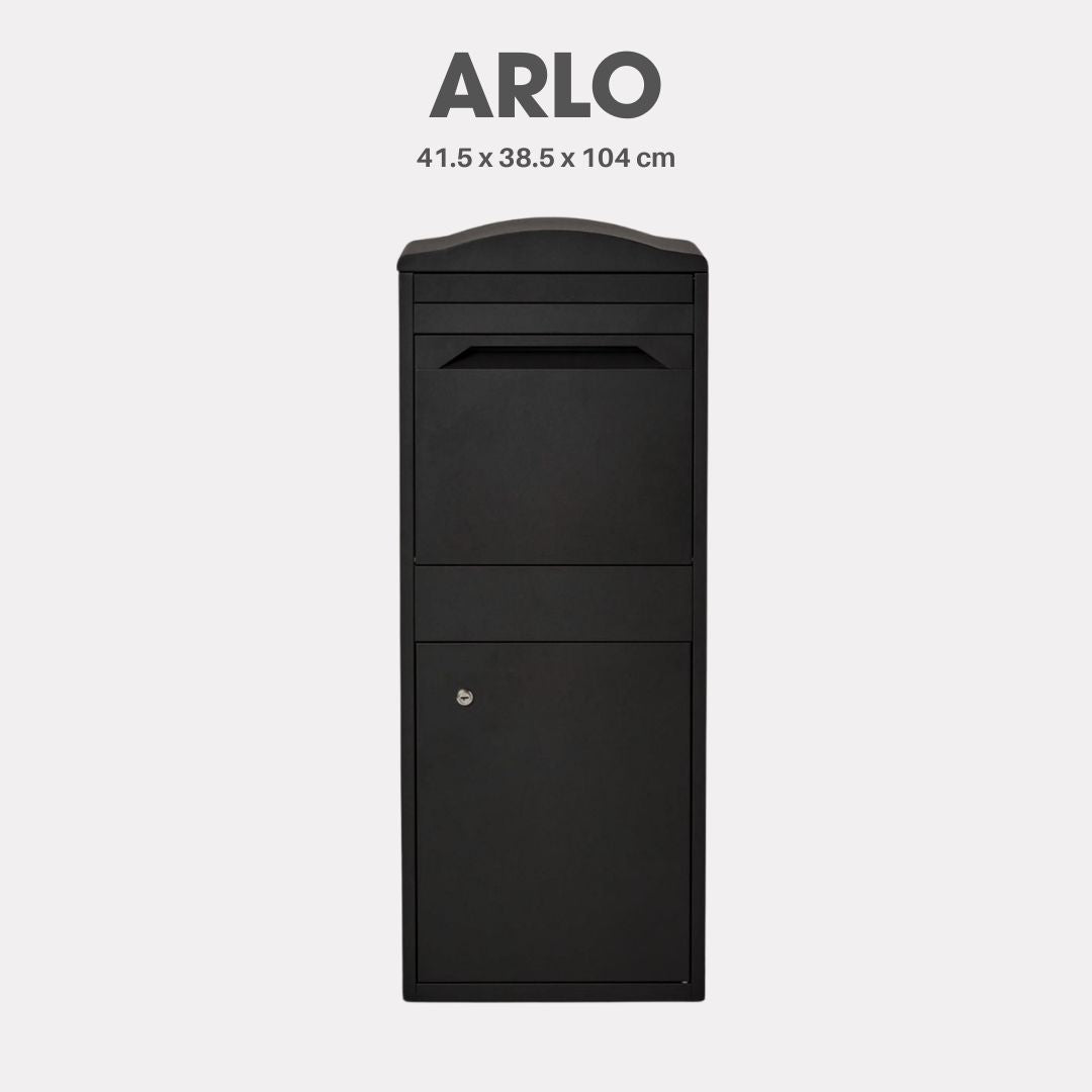 Arlo Large Parcel Delivery Letter Office Drop Box Black CP09 — The Home ...