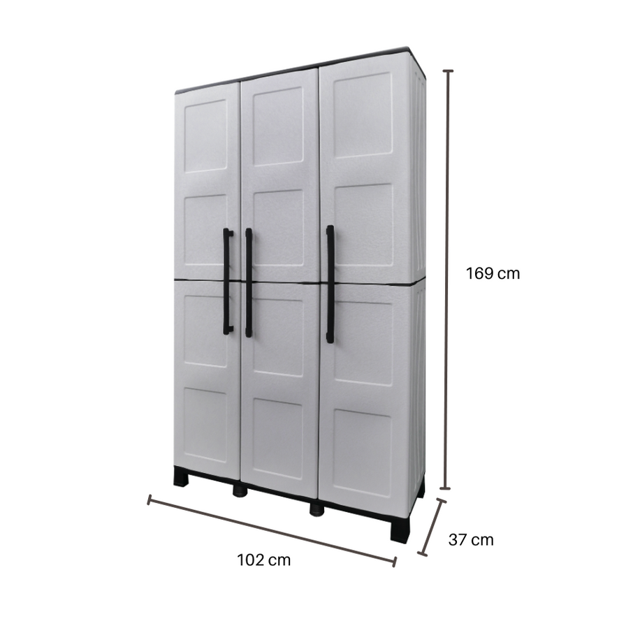 Linea Idea Tall Multipurpose Cabinet 3 Door — The Home Shoppe