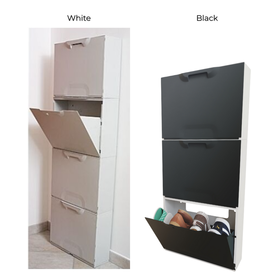 Linea Unika Wall-Mount Shoe Rack Stackable Modular — The Home Shoppe