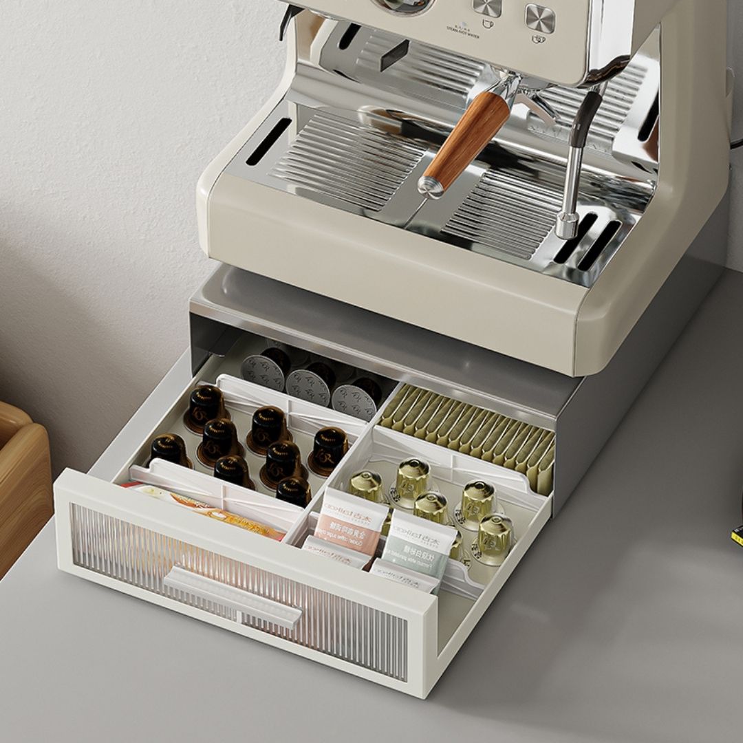 Coffee Machine Organiser Pull Out Drawer Rack Horizontal — The Home Shoppe
