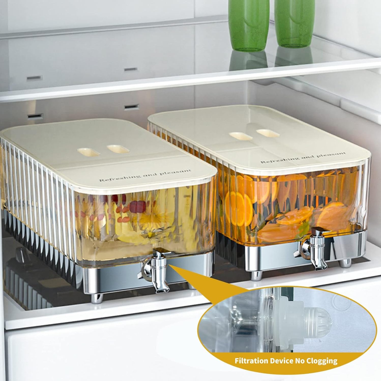Terra Fridge Beverage Dispenser Cream 5.3L — The Home Shoppe