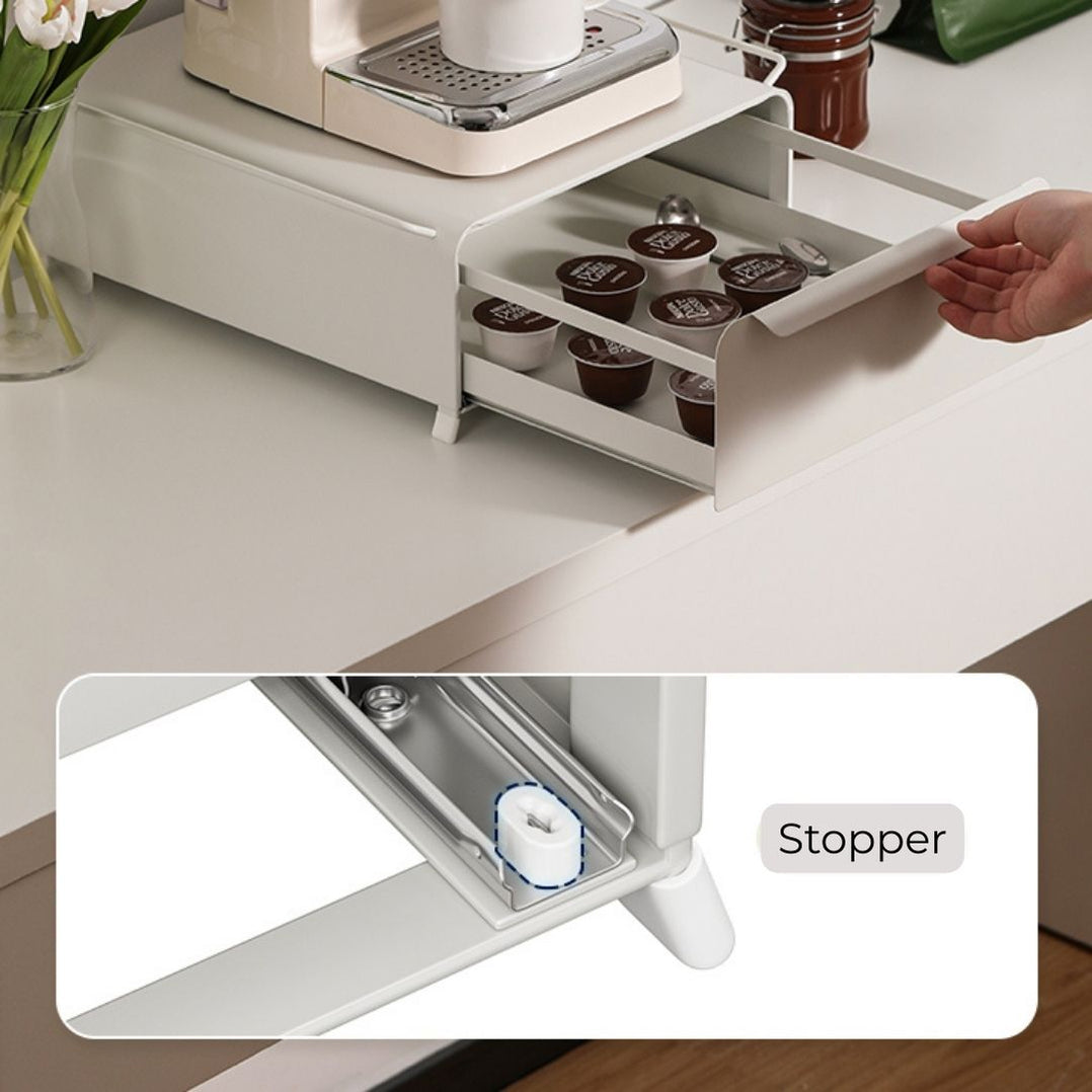 Home Tech Kitchen Pantry Drawer White Coffee Machine Capsules Pod ...