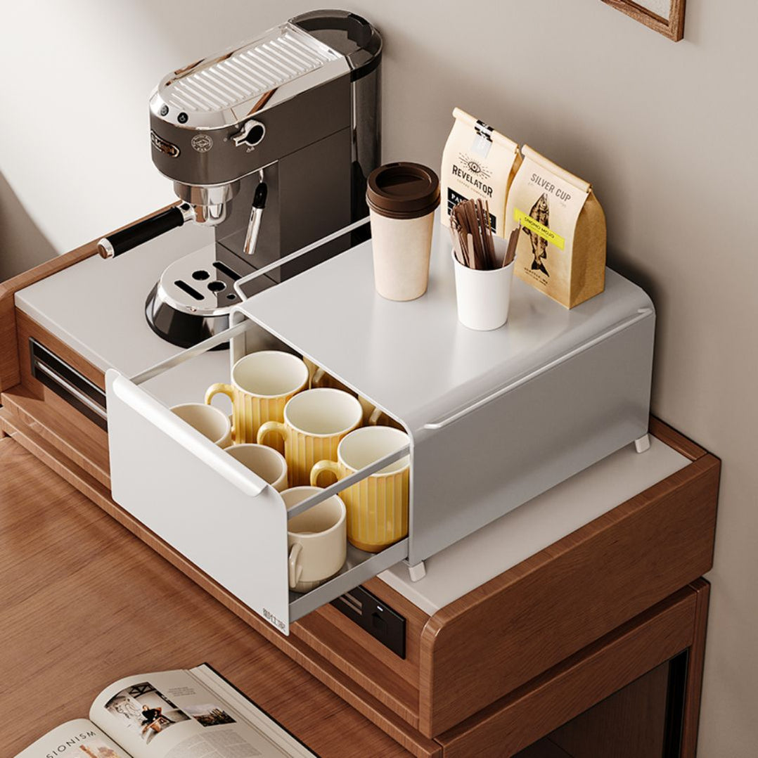 Home Tech Kitchen Pantry Drawer White Coffee Machine Capsules Pod ...