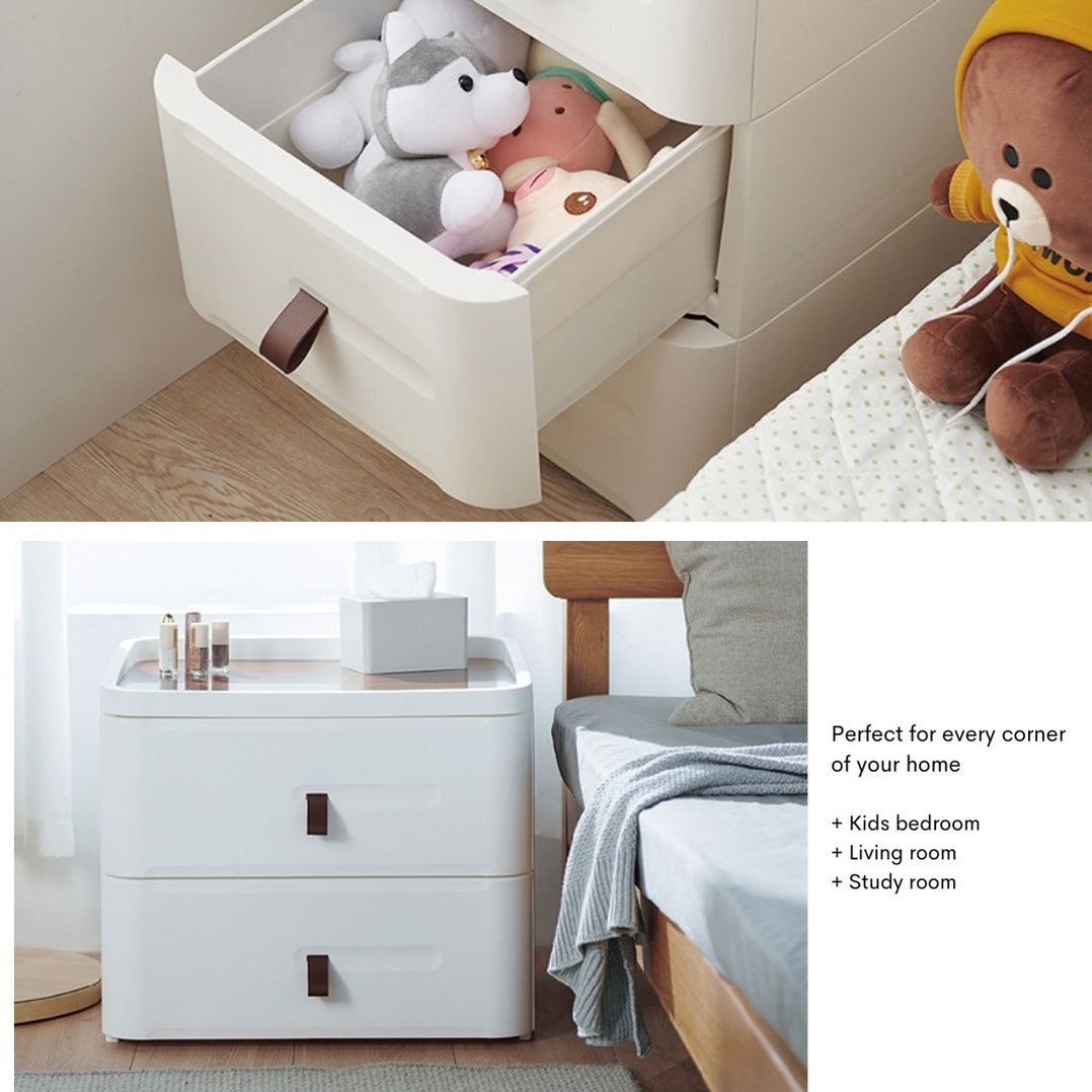Bedside Table Organizer Drawer Slim 3 Tier 4 Tier Plastic Waterproof ...