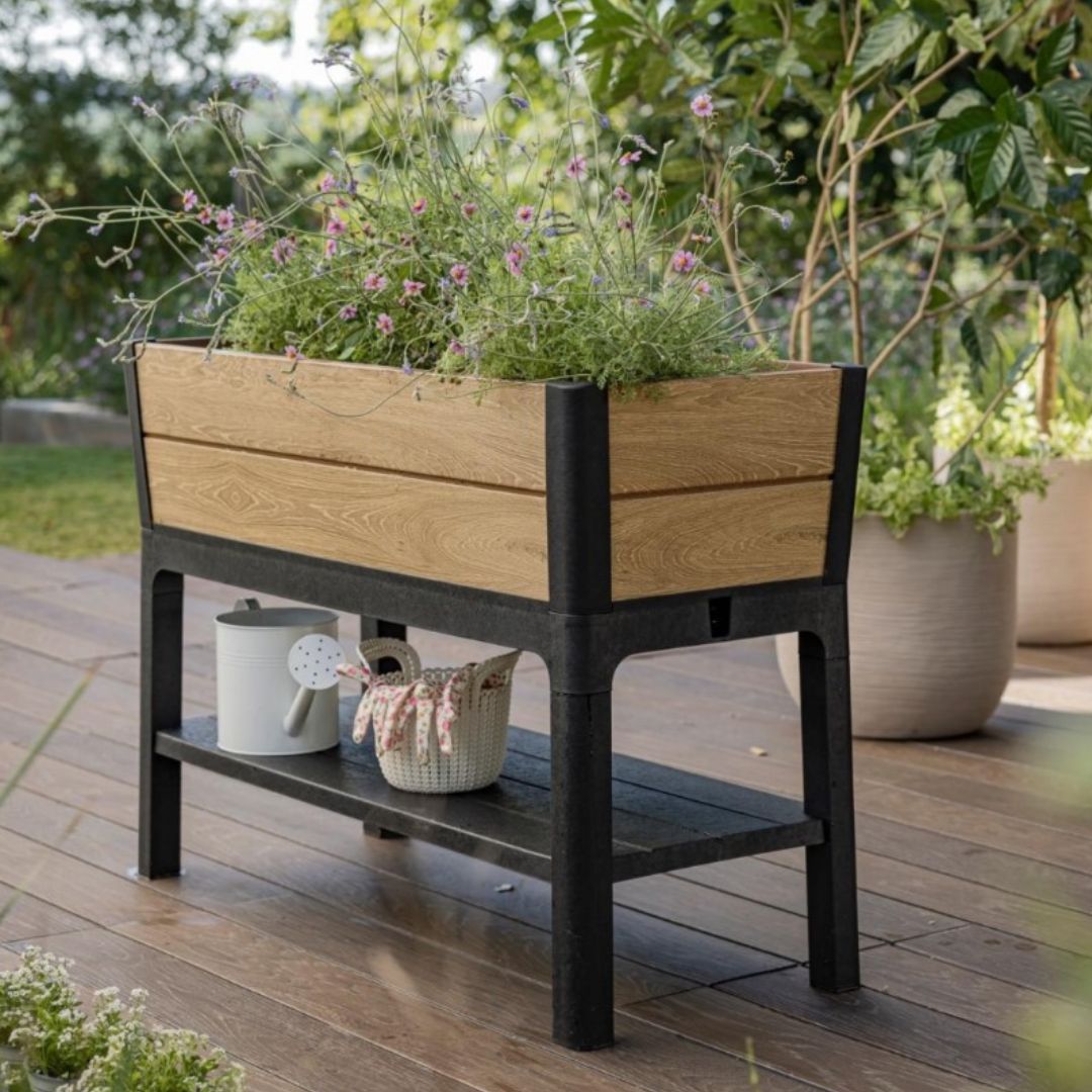 Darwin Raised Planter Garden Bed Ashwood — The Home Shoppe