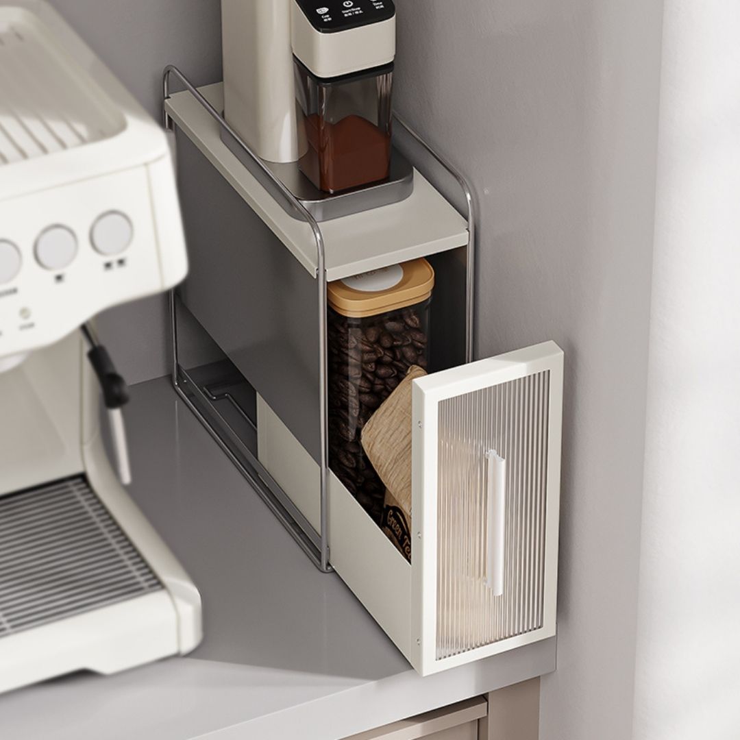 Slim Pull Out Organiser Drawer Rack Kitchen Pantry Storage Spice Box ...