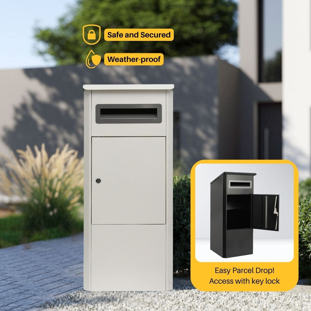 Lyla Letter Box Parcel Drop Box CP05 Outdoor Waterproof Lockable ...