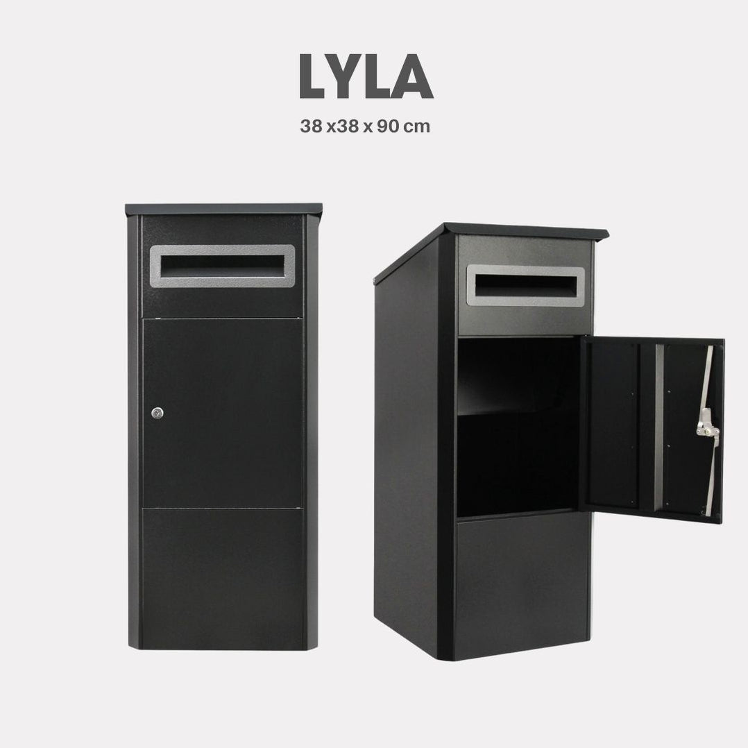 Lyla Letter Box Parcel Drop Box CP05 Outdoor Waterproof Lockable ...