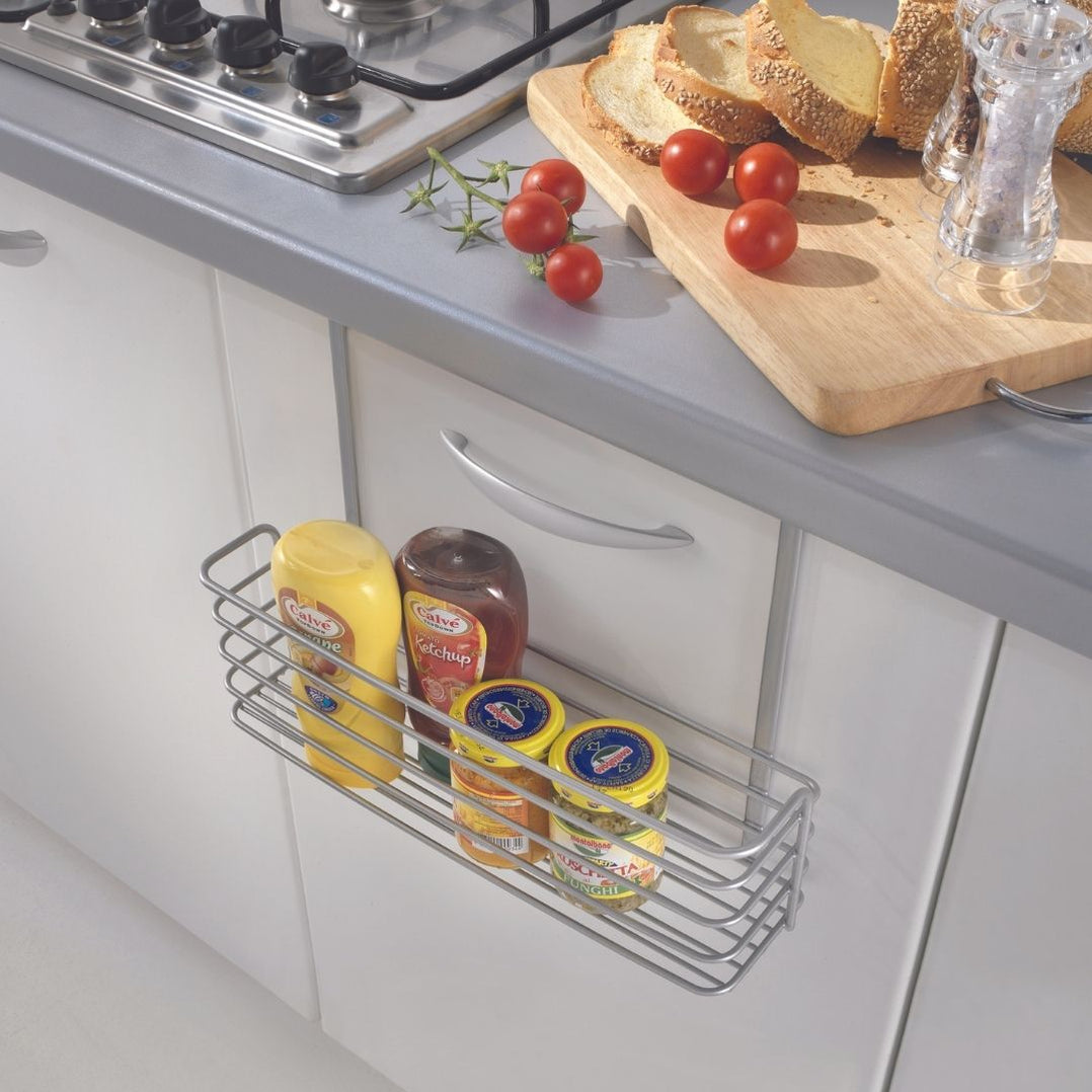 Metaltex Kitchen Cabinet side Large Hanging Storage Basket — The Home ...