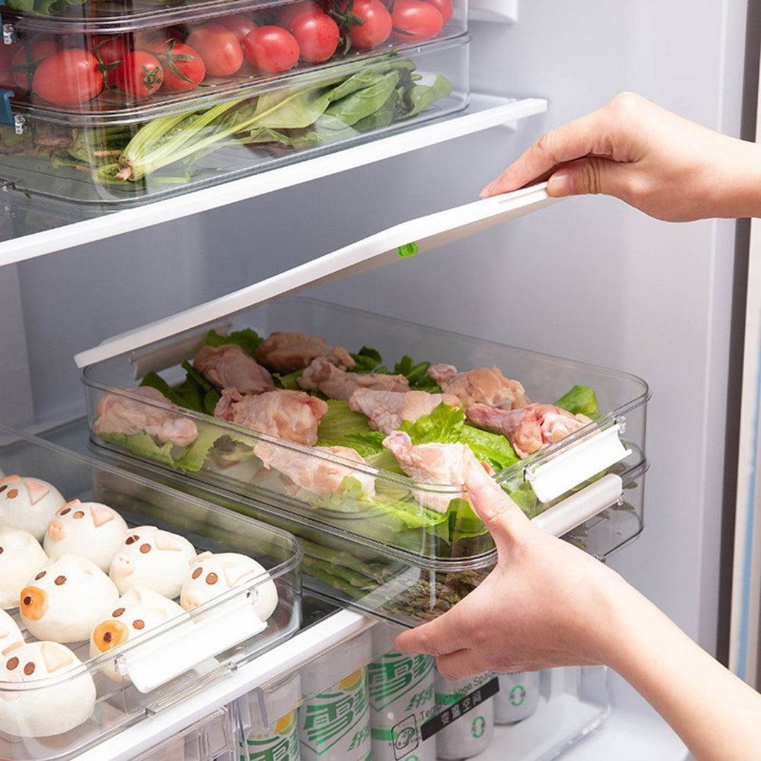 Multi-Layer Refrigerator Food Storage Containers with Lid Dumplings Box ...