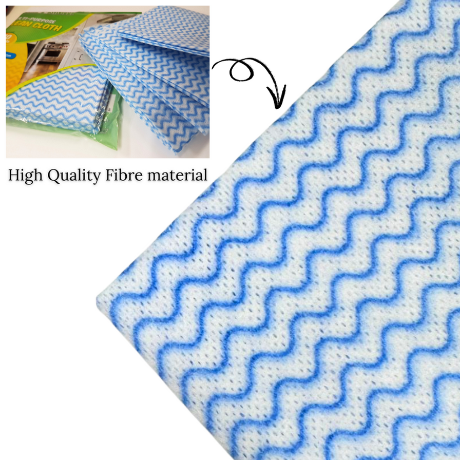 KDC Multipurpose Cloth Bundle Pack of 5 (50 sheets) — The Home Shoppe