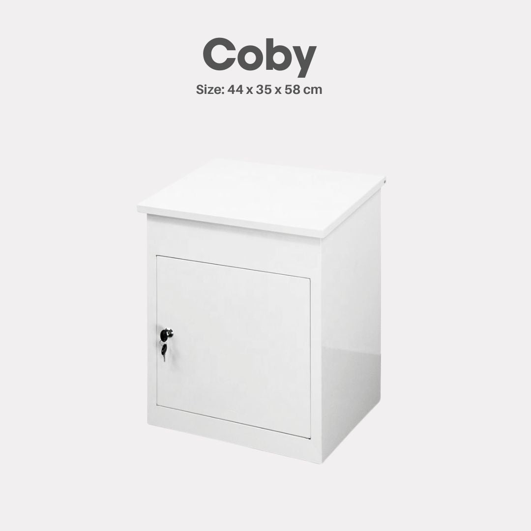 Coby Low Outdoor Lockable Parcel Drop Box CP02 Weather resistant ...