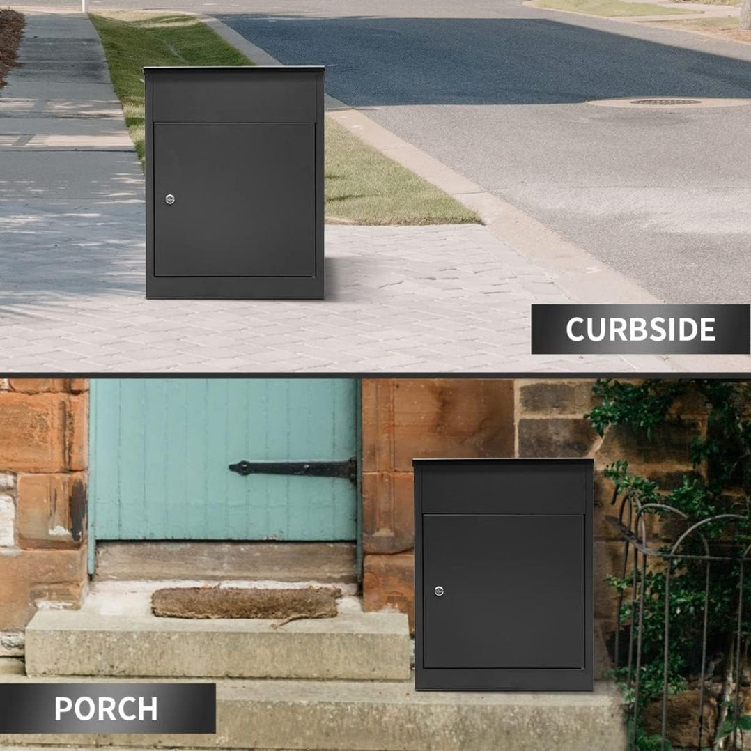 Coby Low Outdoor Lockable Parcel Drop Box CP02 Weather resistant ...