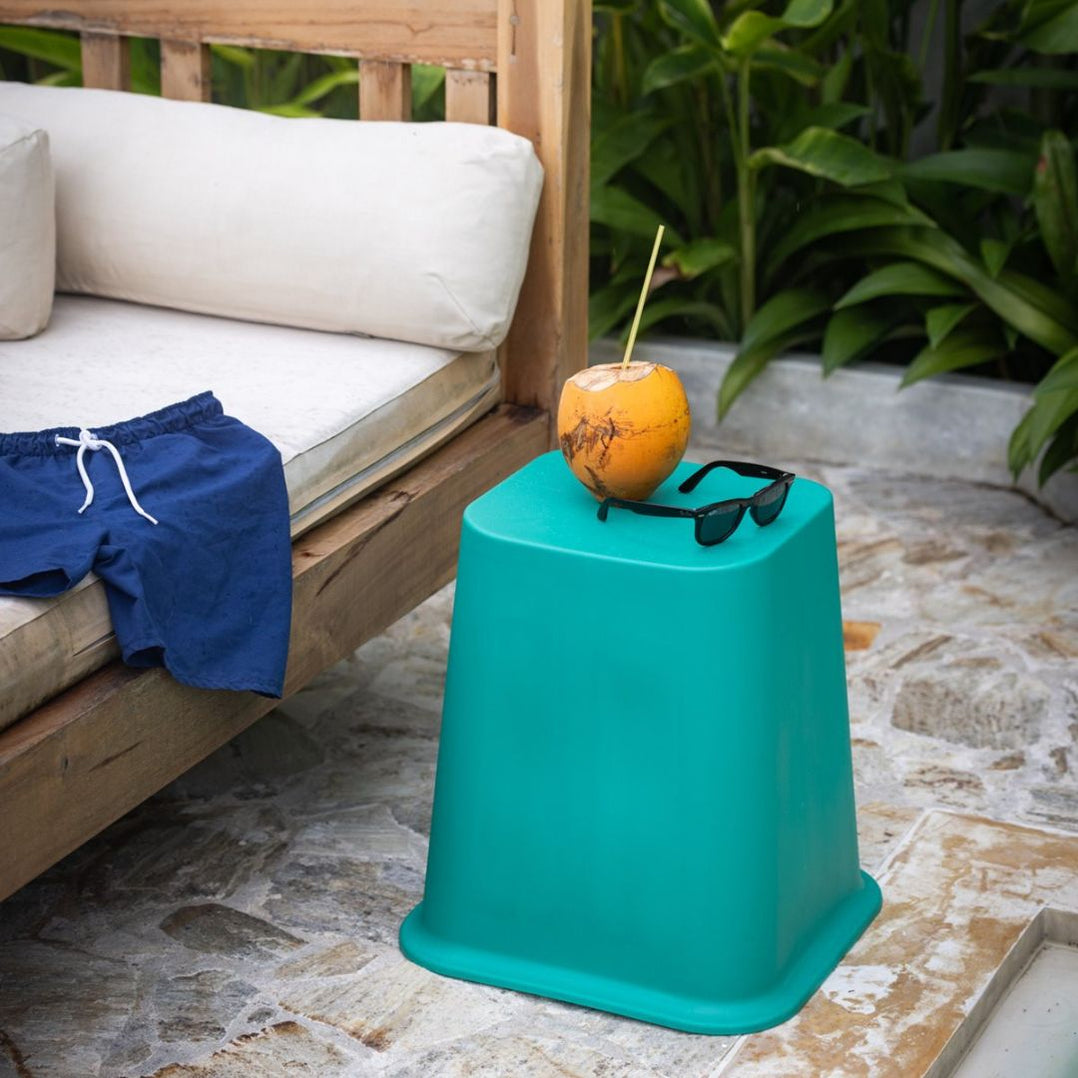 Phoenix Outdoor Waterproof Plastic Pop Stool Side Table Stackable Multi ...