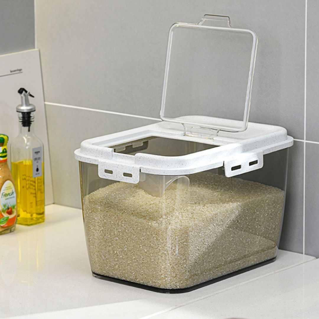 Rice Storage Airtight Bucket Container (2 Sizes) — The Home Shoppe