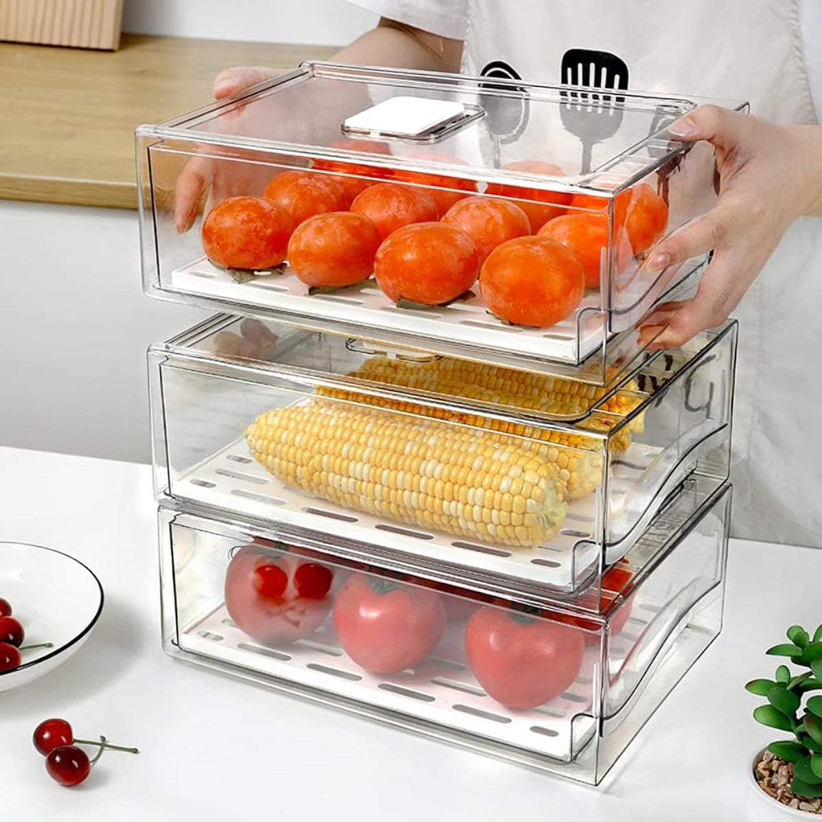 Terrafresh Wave Fridge Storage Deep Drawer 30cm — The Home Shoppe
