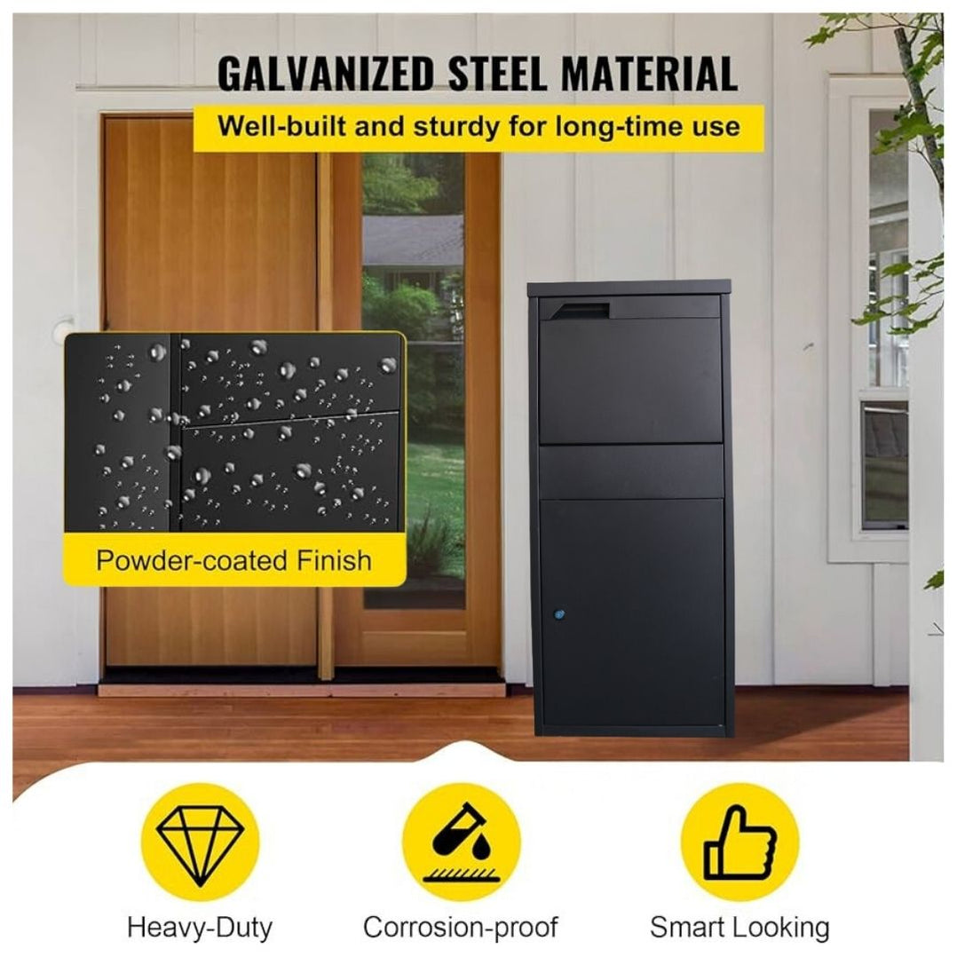 Toby XL Large Parcel Delivery Drop Box Outdoor Lockable Mail Parcel Box ...