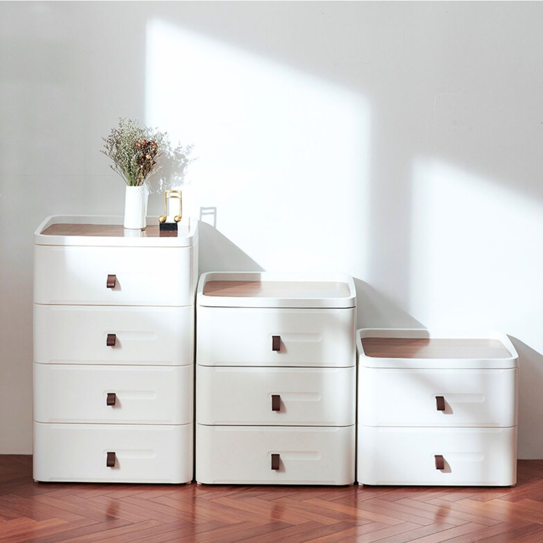 Bedside Table Organizer Drawer Wide 3 Tier 4 Tier Plastic Waterproof ...