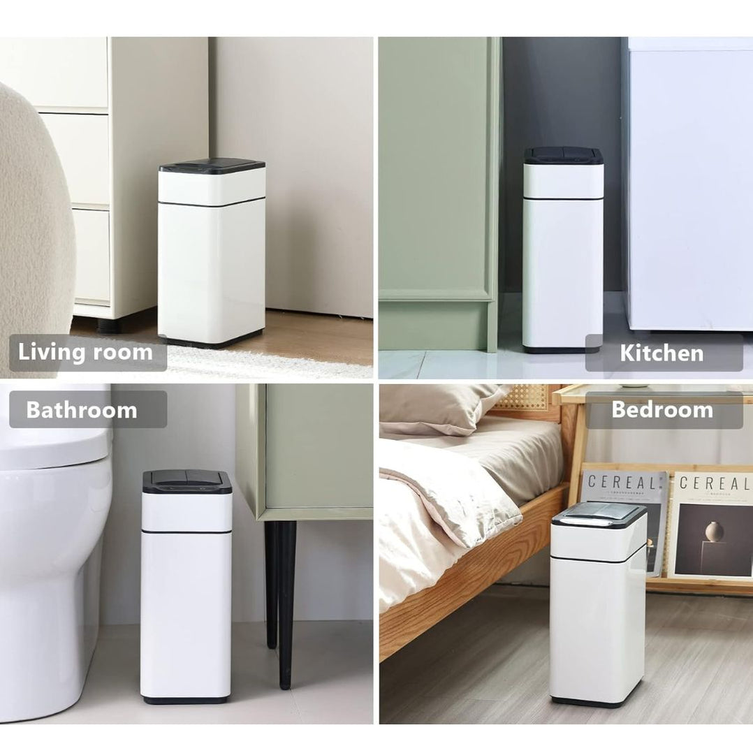 Vista 20L Sliding Lid Smart Sensor Trash Bin — The Home Shoppe