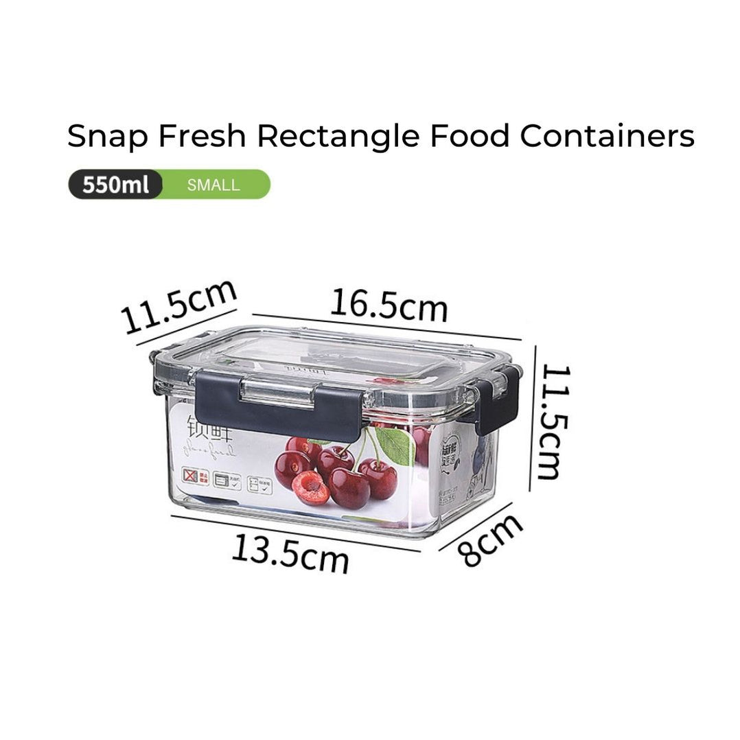 TerraFresh Snap Fresh Rectangle Food Container with lid — The Home Shoppe