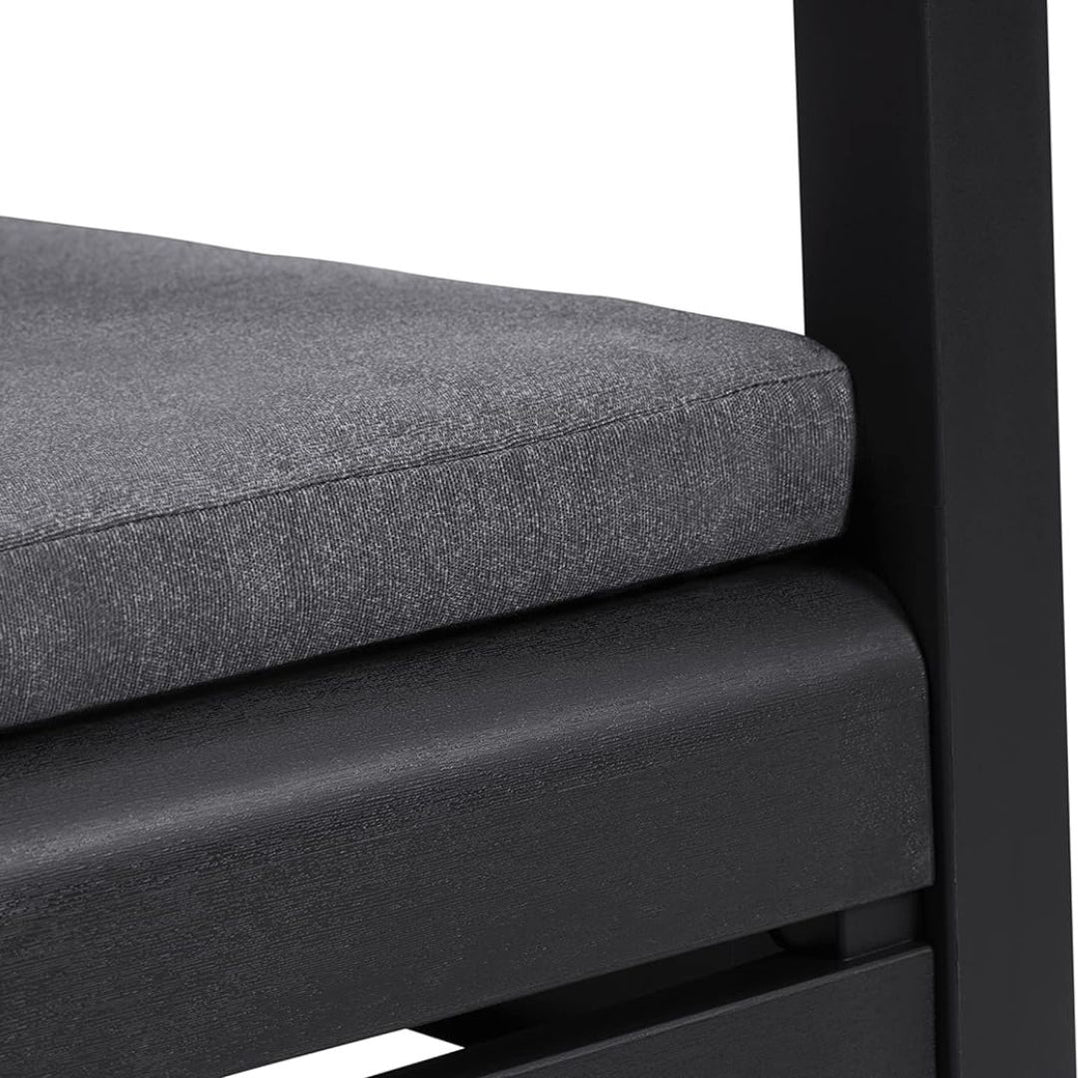 Delano Outdoor Lounge Sofa Set Graphite Waterproof Garden Patio ...