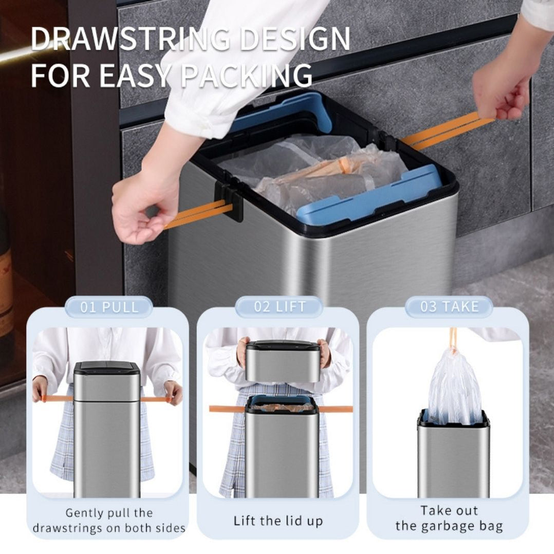 Vista 20L Sliding Lid Smart Sensor Trash Bin — The Home Shoppe