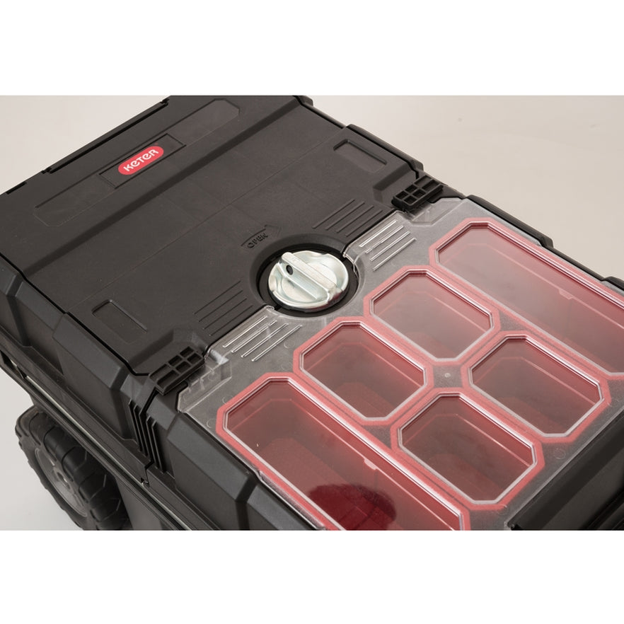 Keter Master Loader Rolling Tool Box Lockable Storage Chest Black — The ...