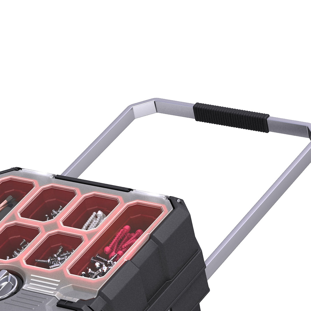 Keter Master Loader Rolling Tool Box Lockable Storage Chest Black — The ...