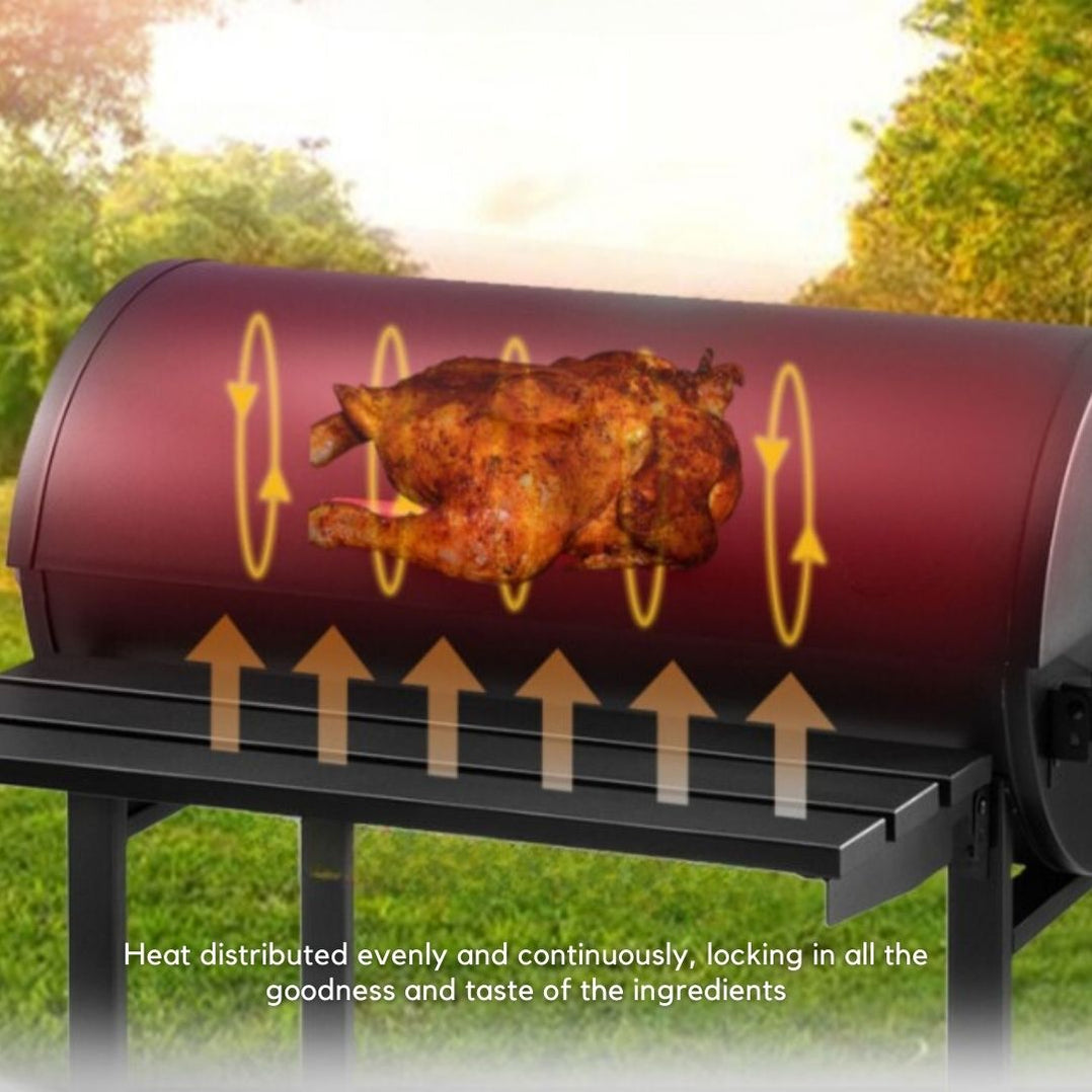 Thehomeshoppe Outdoor Professional Knight Charcoal BBQ Grill with cover ...