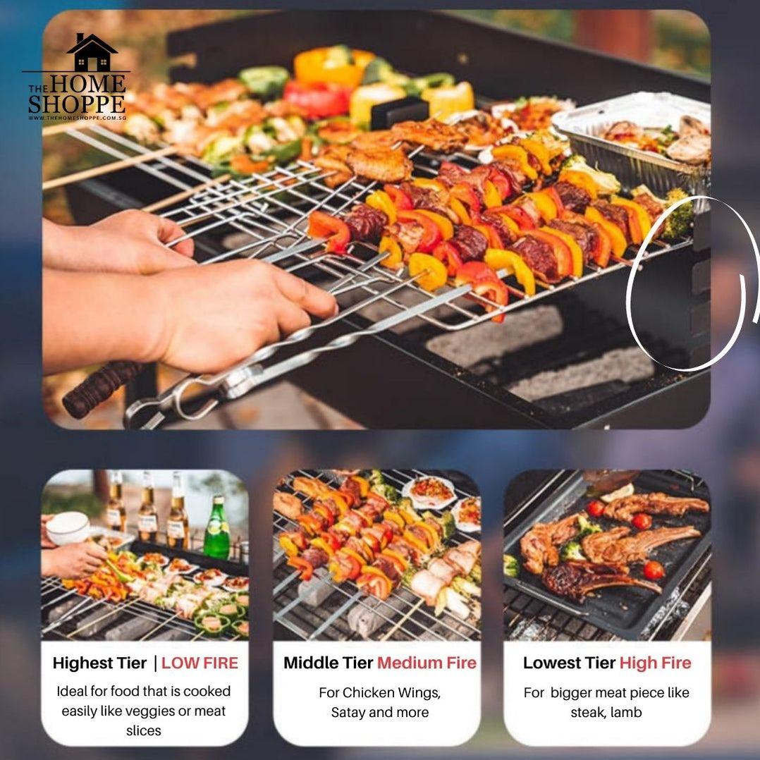 Thehomeshoppe Pro BBQ Grill Barbeque Grill with legs — The Home Shoppe